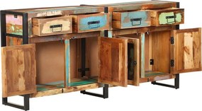 Příborník 172 x 35 x 80 cm masivní recyklované dřevo 321697