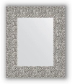 Zrcadlo v rámu, stříbrný tepaný reliéf