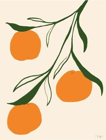 Plakát 30x40 cm Orange – Anna Mörner – The Poster Club