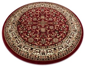 Kulatý koberec klasický ROYAL ADR 1745 bordó Rozměr: průměr 120 cm