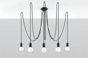 Lustr SOLLUX Edison 5 E27 5x60W bez zdroje SL.0371