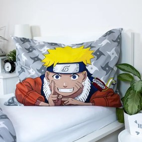Jerry Fabrics Povlečení Naruto Grey 140x200, 70x90 cm