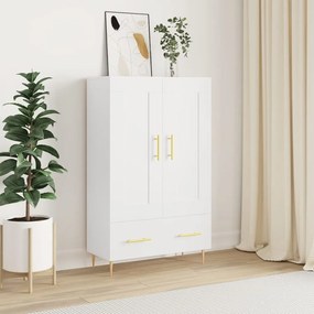 Skříň highboard bílá 69,5 x 31 x 115 cm kompozitní dřevo - Default Title