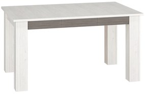 MAXIVA Jídelní stůl rozkládací - BLANCO 3301, 101/141/181x89, sněžná borovice/new grey