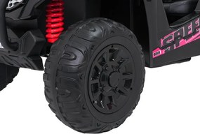 Elektrické terénní autíčko UTV LIFT růžové