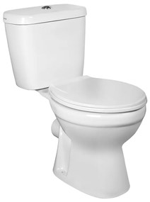 BPS-koupelny WC kombi NV-Clear ZO se zadním odpadem a SoftClose sedátkem