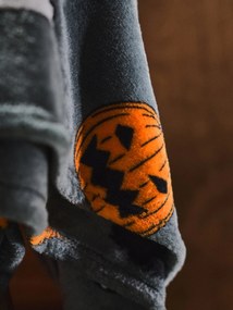 Sinsay - Deka s halloweenským motivem - šedá
