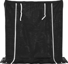 vidaXL Stojan na palivové dřevo s krytem 100,5x40,5x110,5 cm [4104936]