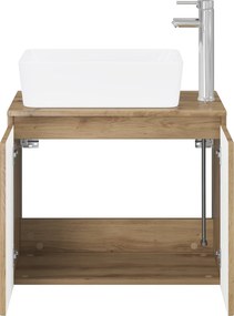 Sada koupelnového nábytku Dub artisan Kompozitní dřevo 3404339