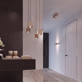 Sollux Lighting Stropní svítidlo QUAD 1 taupe