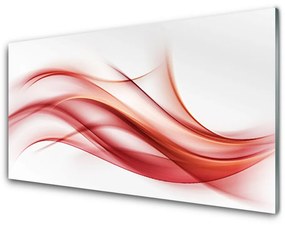 Plexisklo-obraz Červená Abstrakce Umění 100x50 cm
