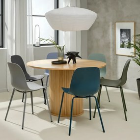 Olivově zelená plastová jídelní židle Unique Furniture Whitby