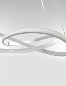 Závěsné LED svítidlo NOVA LUCE FUSION 53W 3000K bílé 1701101001