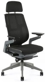 Manutan  Kancelářská židle Karme Mesh, černá