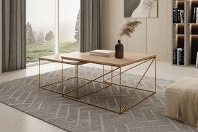 ADRK Furniture Konferenční stolek 2v1 Licco CT-LIC-G-S