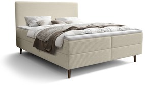 Jednolůžková postel 120 cm Napoli Comfort (krémová) (s roštem, s úl. prostorem). 1082519