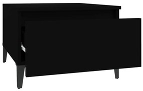 Odkládací stolky 2 ks černé 50 x 46 x 35 cm kompozitní dřevo - Default Title