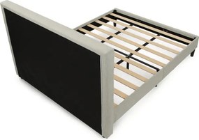 Manželská postel béžová 180x200 cm BED-M180 CRM2