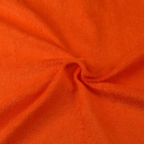 Froté prostěradlo oranžové Rozměr: 120x200