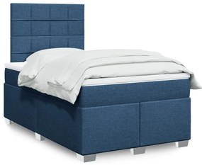Box spring postel s matrací černá 120x190 cm textil 3290433