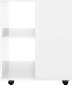 vidaXL Skříňka na kolečkách 60 x 53 x 72 cm dřevotříska [808464] Barva: Betonová šedá