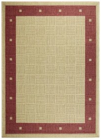 Oriental Weavers koberce Kusový koberec SISALO/DAWN 879/O44P (J84 Red) – na ven i na doma - 133x190 cm