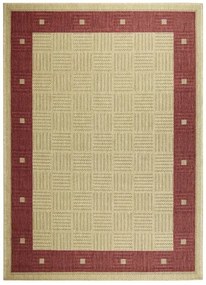 Oriental Weavers koberce Kusový koberec SISALO/DAWN 879/O44P (J84 Red) – na ven i na doma - 200x285 cm