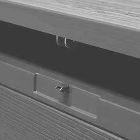 Zahradní úložný box Mosley 280 L šedý