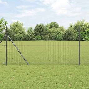Zemní upevnění svařované drátěné ploty 50 x 1,2 m Šedá Síťovina 3351884