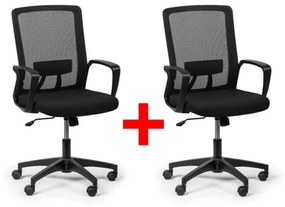 Kancelářská židle BASE 1+1 ZDARMA, černá