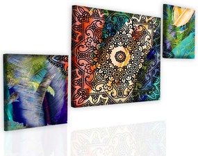 Obraz mandala tropic Velikost (šířka x výška): 120x80 cm