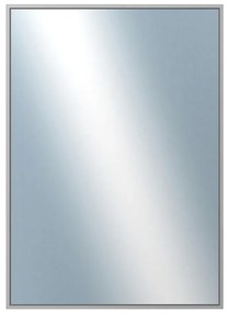 DANTIK - Zarámované zrcadlo - rozměr s rámem cca 50x70 cm z lišty Hliník šedá | P269-006 (7269006)