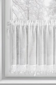 KRÁTKÁ VÁNOČNÍ ZÁCLONA NA PÁSCE XMAS 60X150 CM HVĚZDY