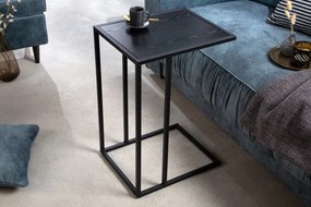 Noble Home Černý odkládací stolek Slim Line