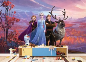 Vliesová fototapeta Hrdinové Frozen II na Horské Plošině, Disney | 360 x 270 cm | DFTDNXXL5073