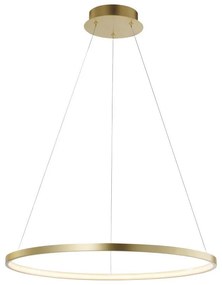 LD 11524-12 CIRCLE LED závěsné svítidlo, kruhové, Ø60cm, zlatá 3000K - LEUCHTEN DIREKT / JUST LIGHT