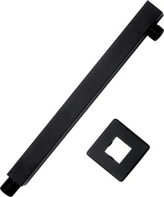 Podpůrné rameno do sprchy hranol nerezová ocel 201 černé 30 cm 147731