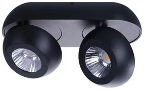 LED bodové světlo Ojos 2 černé