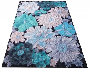 Moderní kusový koberec Casablanca 11 Květy tyrkysový Rozměr: 200x290 cm