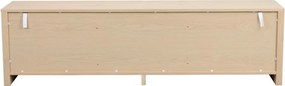 Komoda v dekoru dubu ve světle přírodní barvě 180x50x40 cm Melstone – Rowico