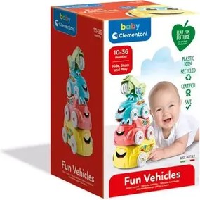 Clementoni Baby Veselá autíčka / od 10 měsíců