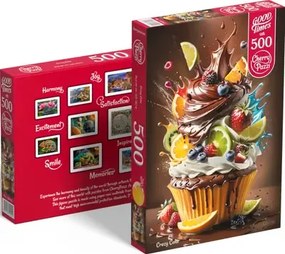 CHERRY PAZZI Puzzle Bláznivý dort / 500 dílků