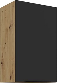 ARIA ac | horní skříňka 45 G-72 1F policová | 45 cm | ANTI FINGERPRINT povrch | artisan/černá