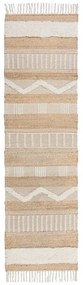 Flair Rugs koberce Běhoun Jubilant Medina Jute Natural/Ivory ROZMĚR: 60x230