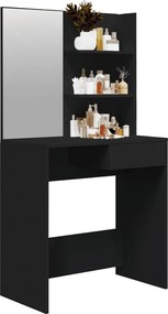 vidaXL Toaletní stolek se zrcadlem 74,5 x 40 x 141 cm [802807] Barva: dub sonoma