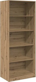 Šatní skříň dub artisan 80 x 50 x 200 cm kompozitní dřevo 3307728