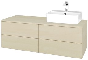 Dřevojas Koupelnová skříňka MODULE SZZ4 120 Varianta: J01 Organic / J01 Organic / Levé