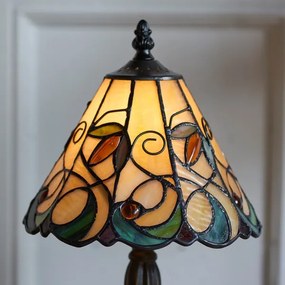 Endon 64196 - Stolní lampa Tiffany JAMELIA 1xE14/40W/230V pr. 20 cm