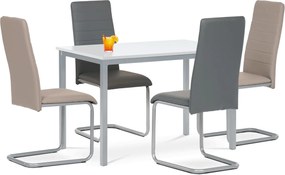 Jídelní stůl 110x70cm, mdf, bílá, GDT-202 WT