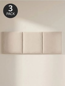 Sinsay - Čtvercové čalouněné panely 3 pack - béžová